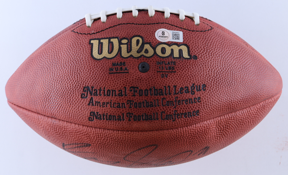 Barry Sanders Signed NFL Football (Beckett) | Pristine Auction