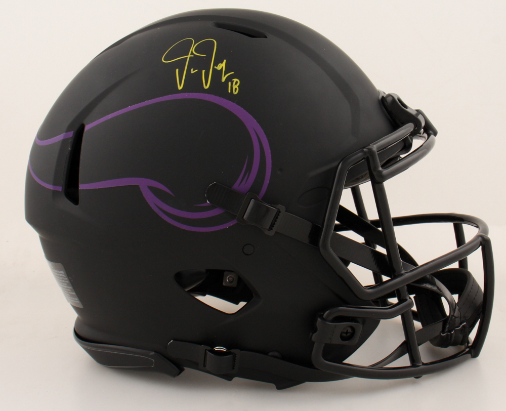 Justin Jefferson Signed Vikings Full-Size Authentic On-Field Eclipse ...