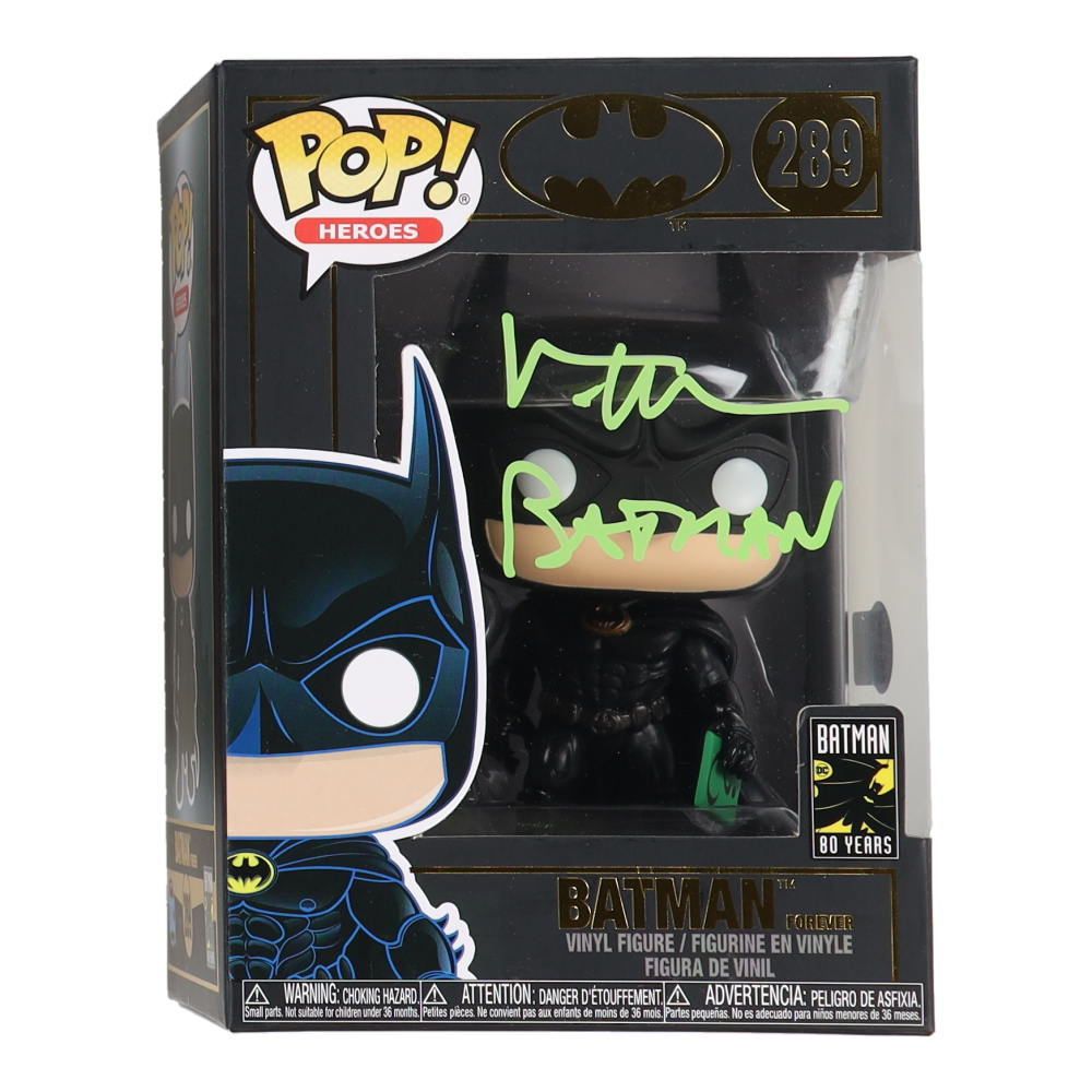 Val Kilmer Signed "Batman" #289 Batman Forever Funko Pop! Vinyl Figure ...