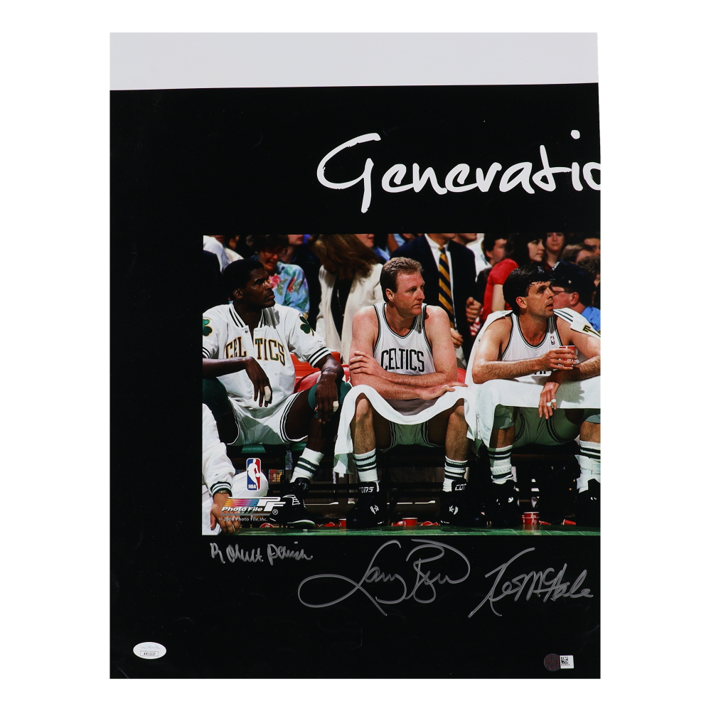 Larry Bird, Robert Parish & Kevin McHale Signed Celtics 16x20 Photo ...