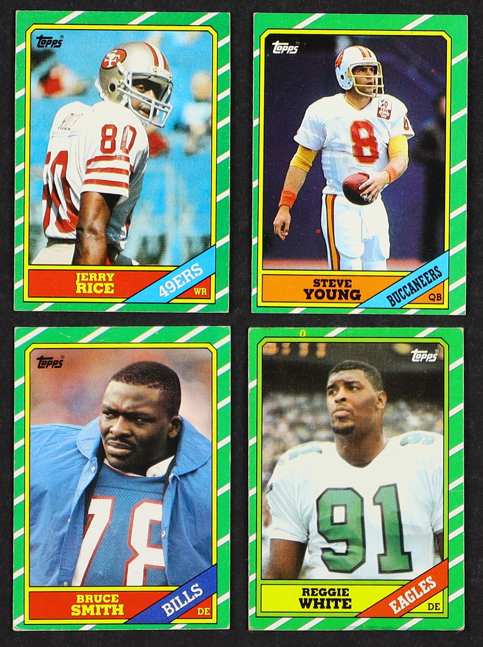 1986 Topps Football Complete Set of (396) Cards with Jerry Rice #161 RC ...