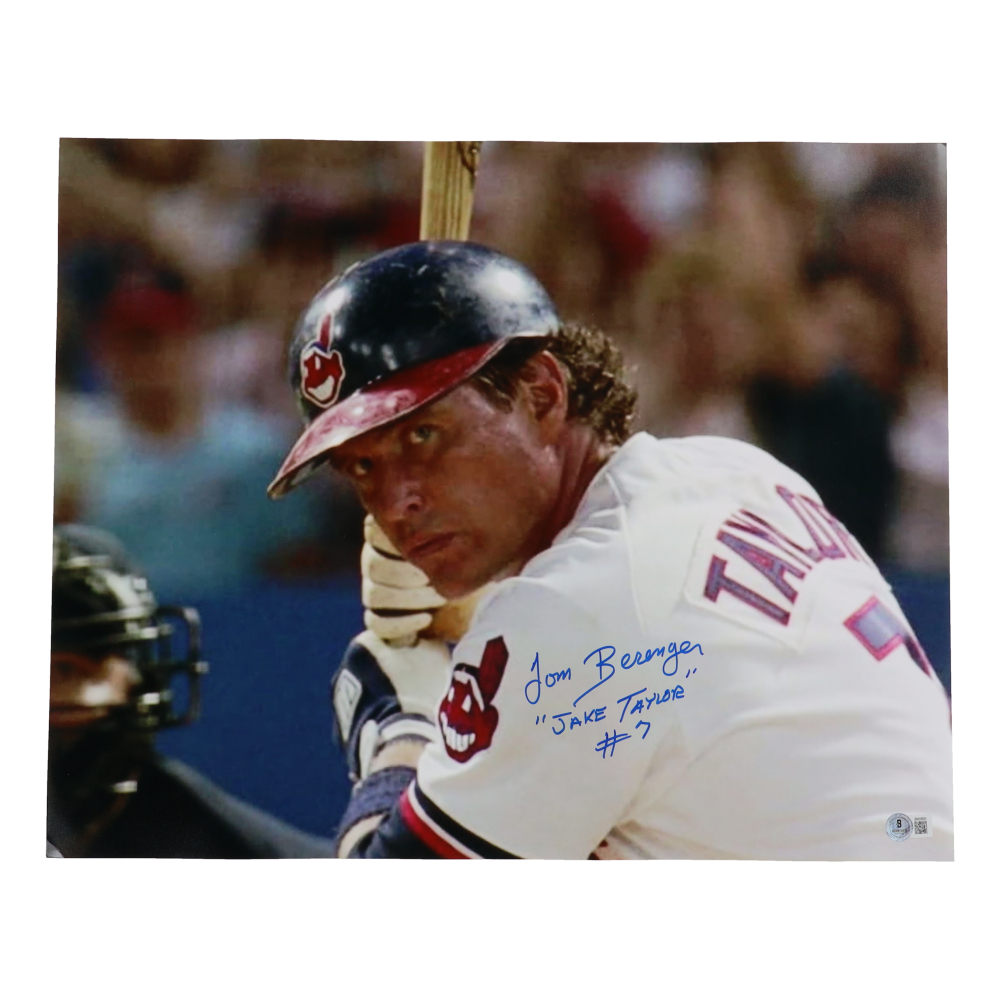 Tom Berenger Signed "Major League" 16x20 Photo Inscribed "Jake Taylor ...