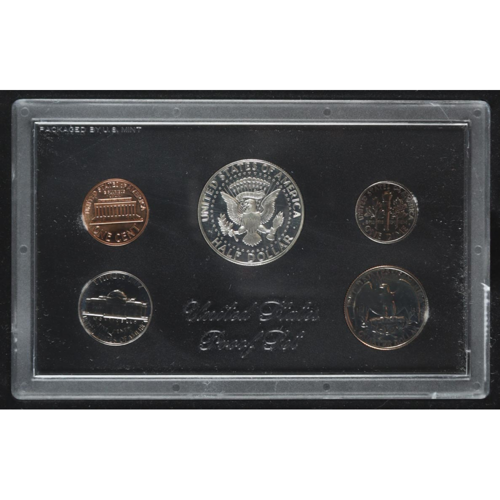 1968 United States Mint Silver Proof Set of (5) Coins with ...