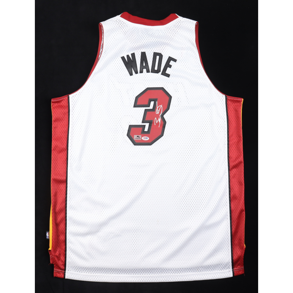 Dwyane Wade Signed LE Heat Jersey With Limited Edition Career Stats ...