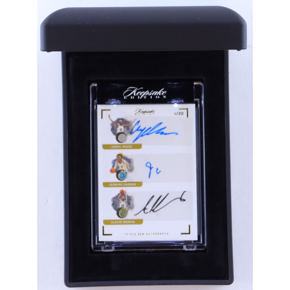 Angel Reese, Jasmine Carson, Alexis Morris 2022 Keepsake Edition Triple ...