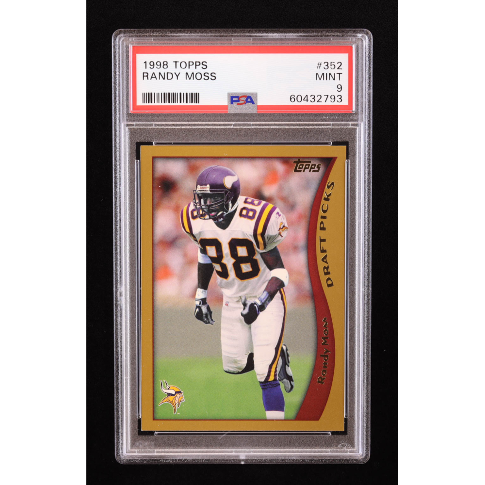 Randy Moss 1998 Topps #352 RC (PSA 9) | Pristine Auction