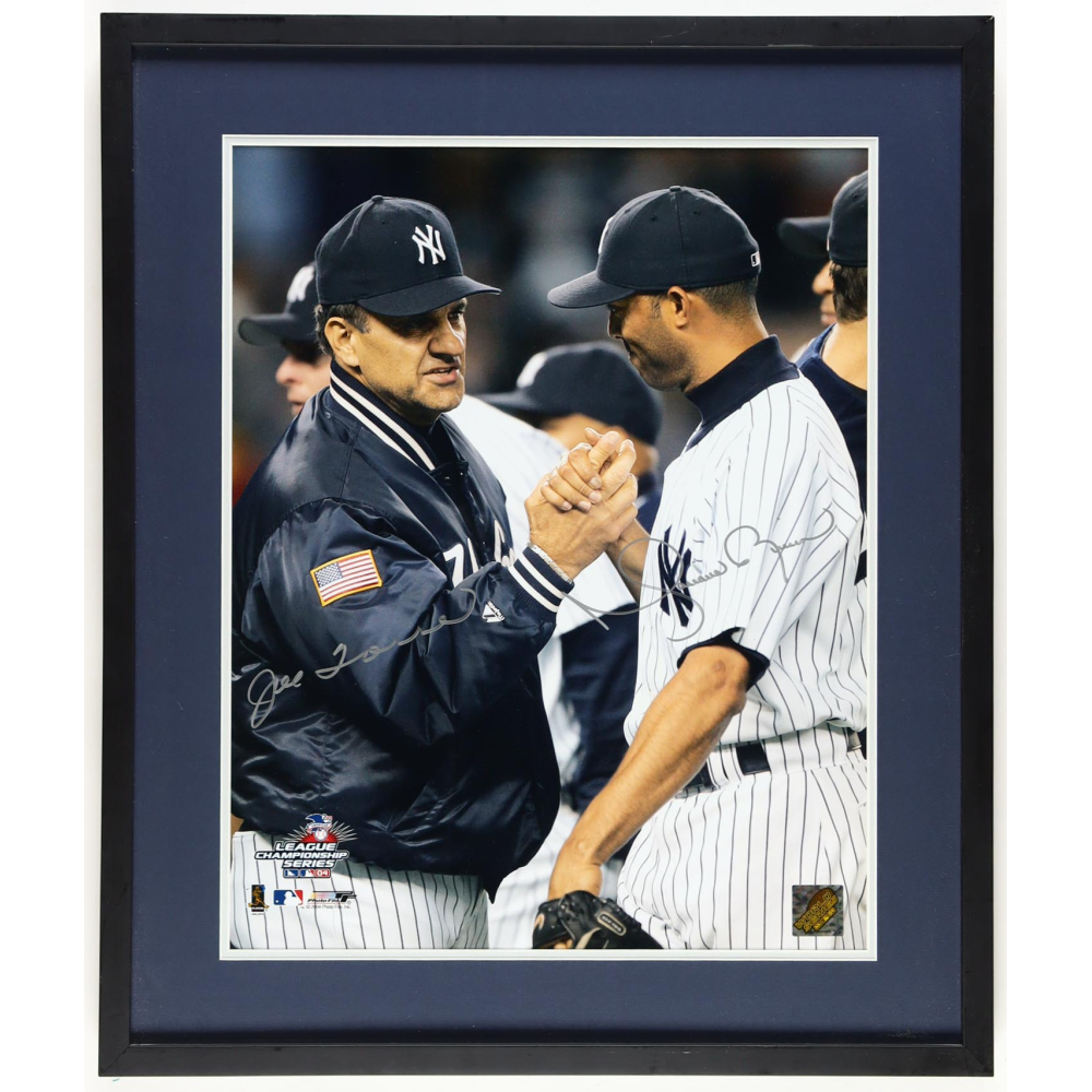 Mariano Rivera & Joe Torre Signed Yankees Custom Framed Display (Beckett) | Pristine Auction