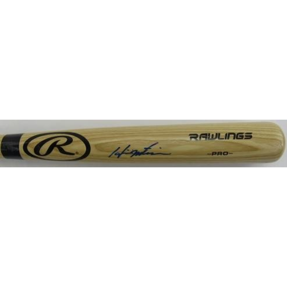 Hideki Matsui Signed Rawlings Baseball Bat (Leaf) | Pristine Auction