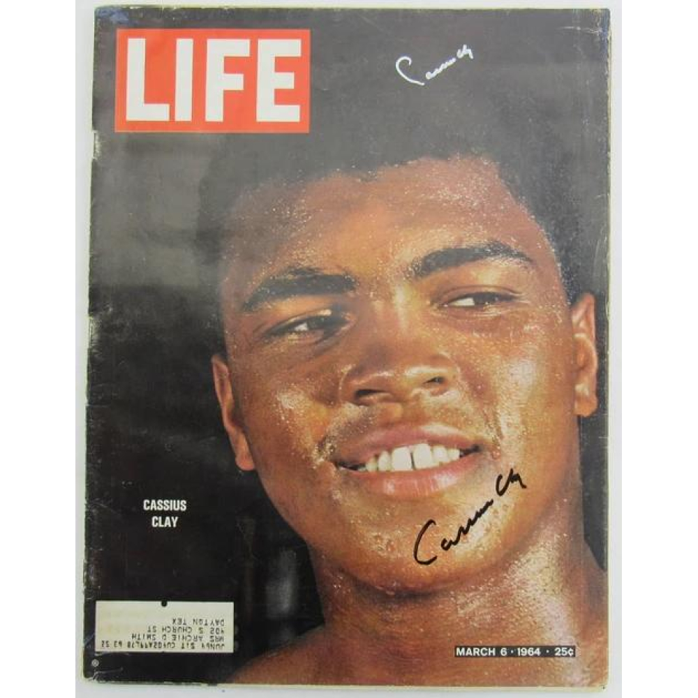 Cassius Clay Twice-Signed "Life" Magazine (JSA) | Pristine Auction