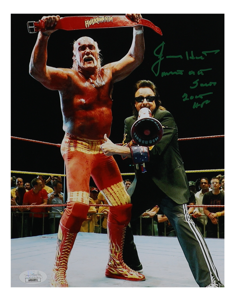 Jimmy Hart Signed WWE 8x10 Photo Inscribed "Mouth of the South" & "2005 ...