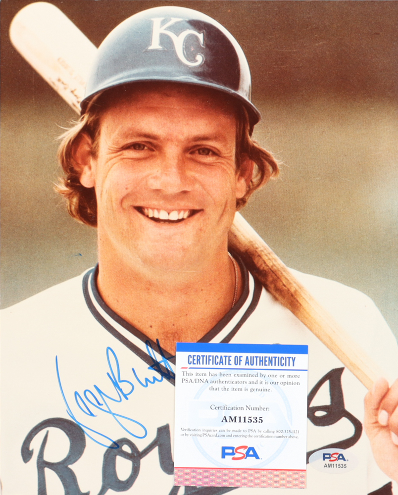 George Brett Signed Royals 8x10 Photo (PSA) | Pristine Auction
