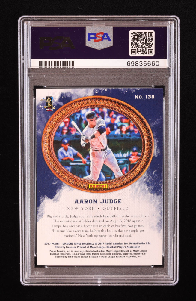 Aaron Judge 2017 Diamond Kings #138 RC (PSA 10) | Pristine Auction
