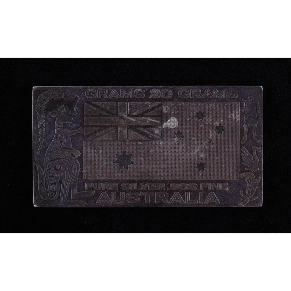 The Silver Mint Vintage Australian Flag 20 gram .999 Fine Silver ...
