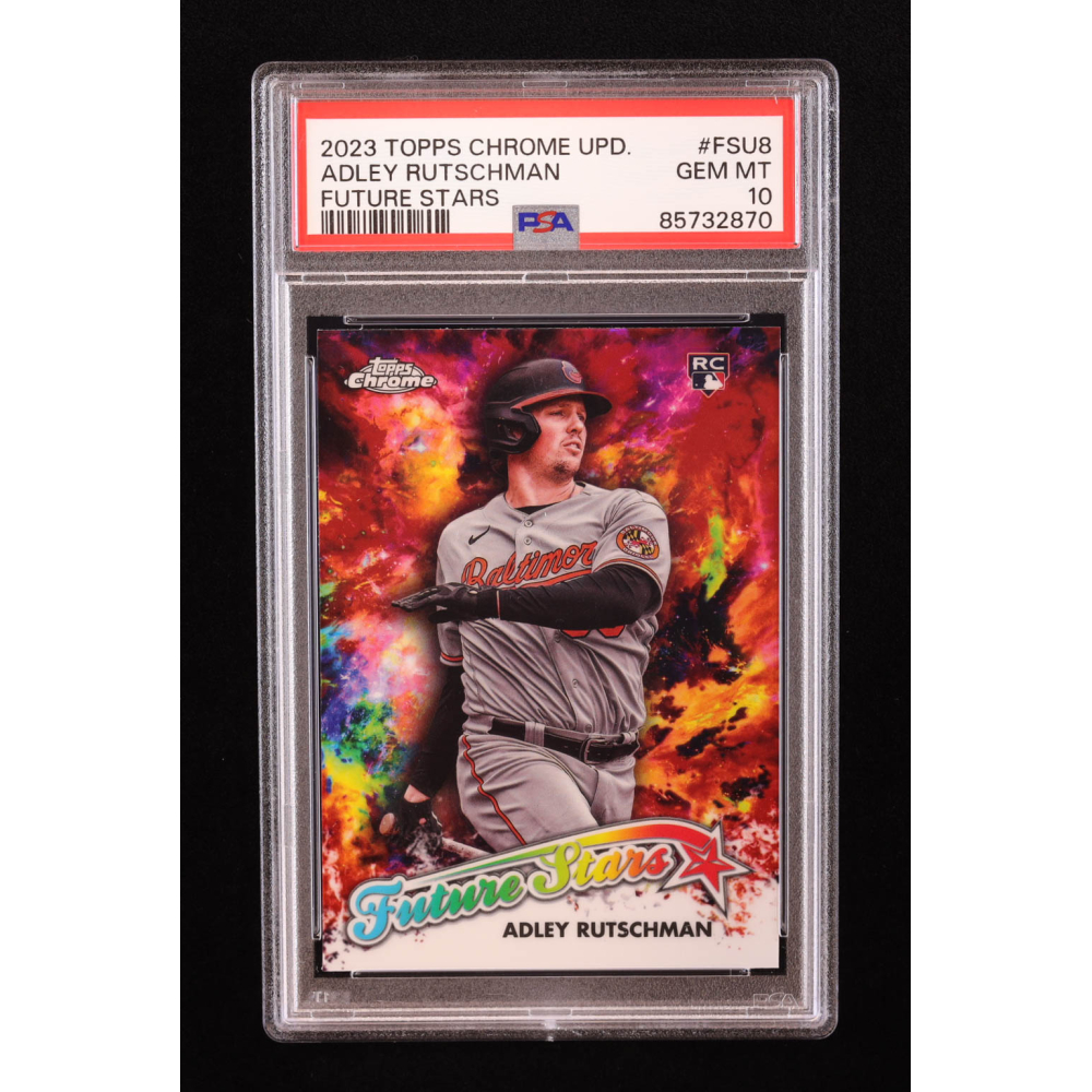 Adley Rutschman 2023 Topps Chrome Update Future Stars #FSU8 RC (PSA 10 ...