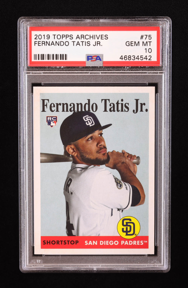 Fernando Tatis Jr. 2019 Topps Archives #75 RC (PSA 10) | Pristine Auction