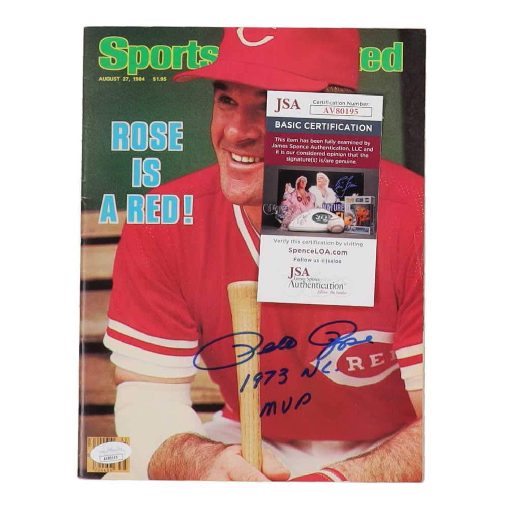 Pete Rose Signed 1984 Sports Illustrated Magazine Inscribed "1973 N.L. MVP" (JSA) | Pristine Auction