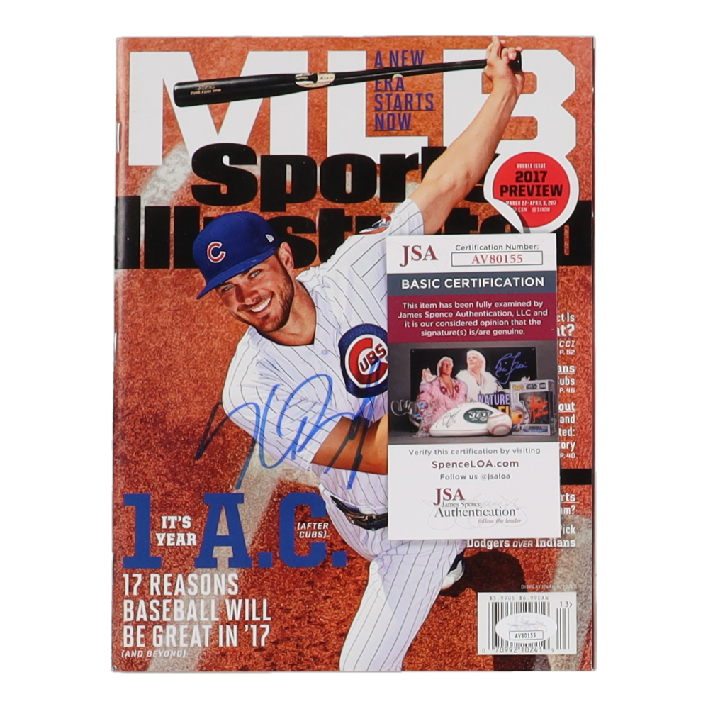 Kris Bryant Signed 2017 Sports Illustrated Magazine (JSA) | Pristine Auction