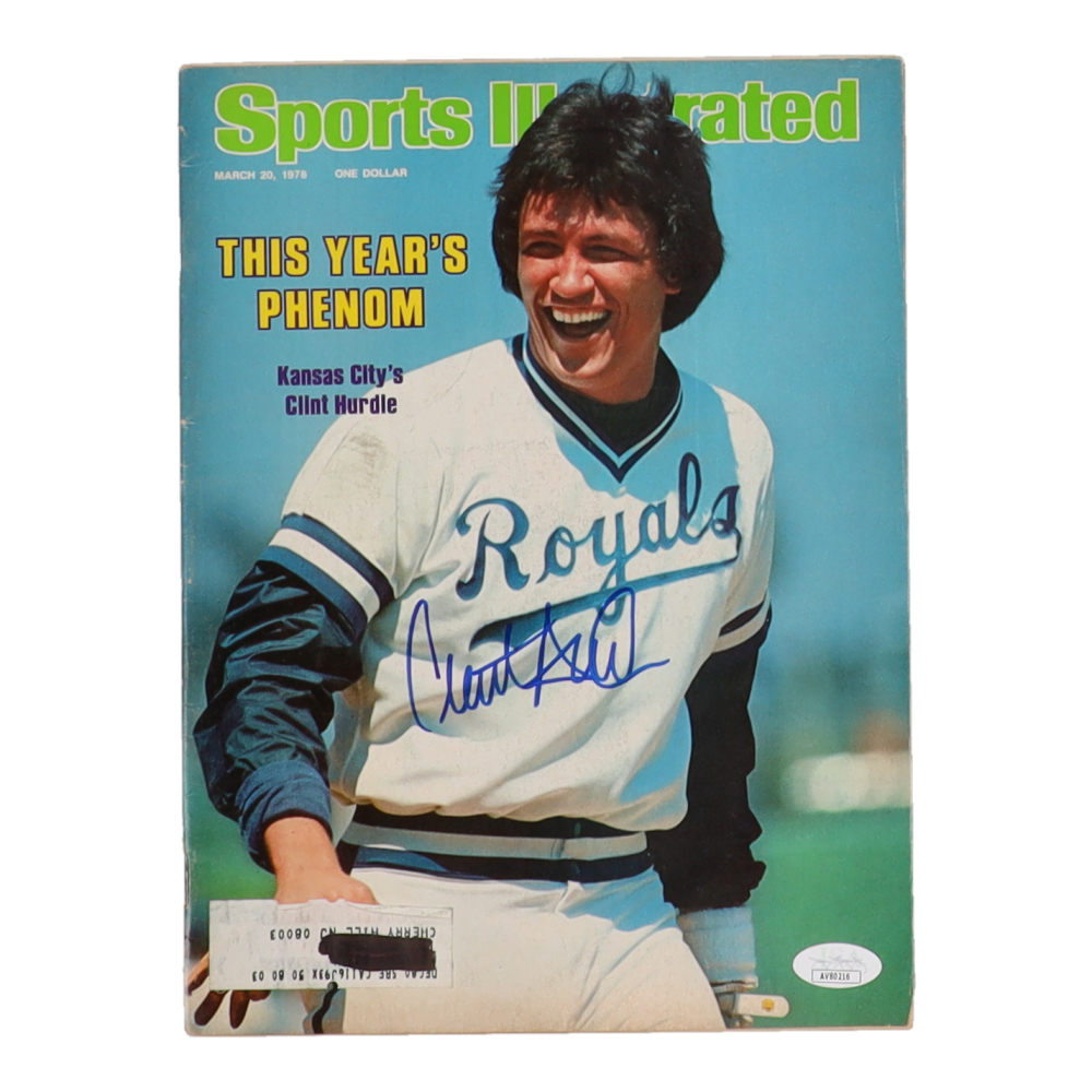 Clint Hurdle Signed 1978 Sports Illustrated Magazine (JSA) | Pristine ...