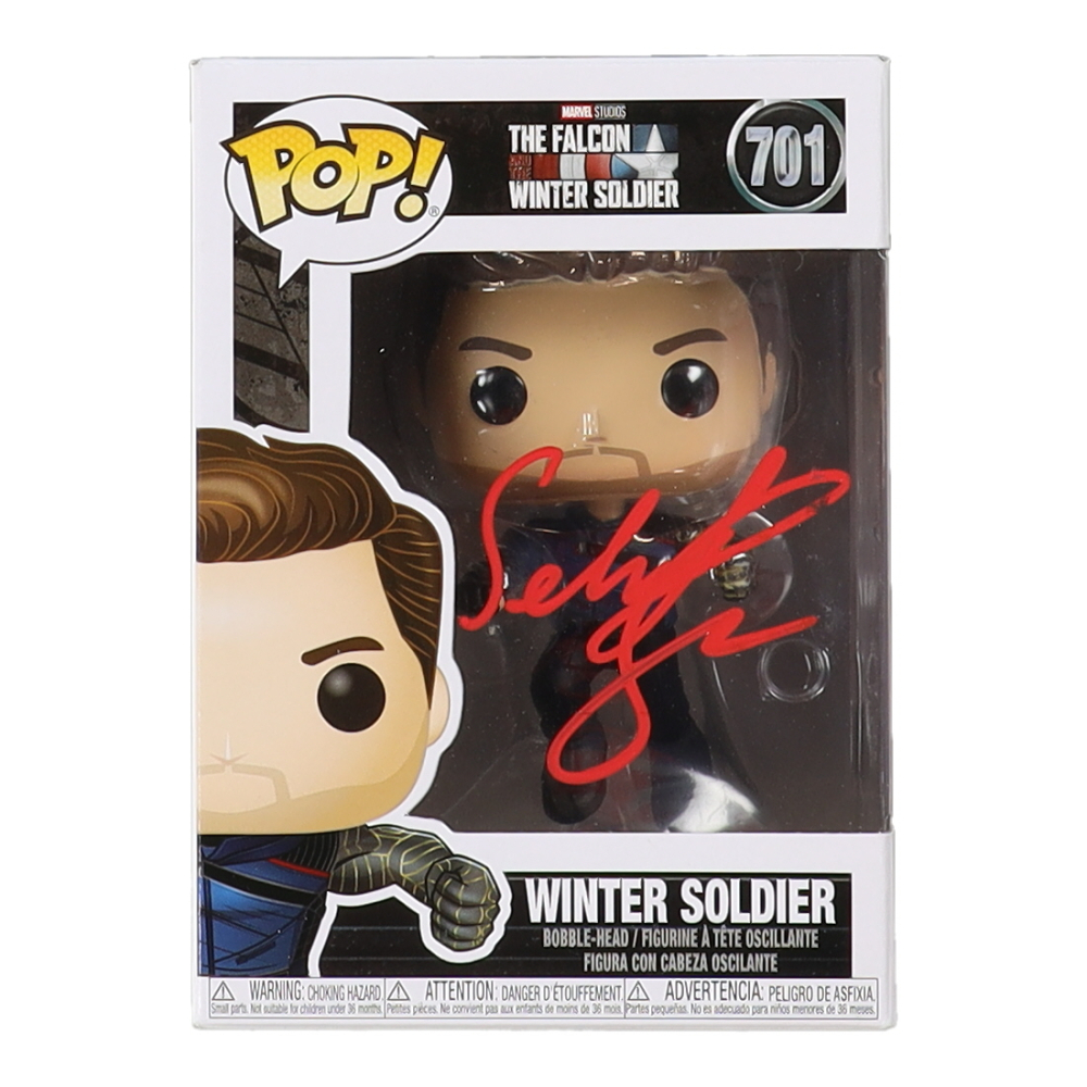 Sebastian Stan Signed "The Falcon and the Winter Soldier" #701 Winter ...