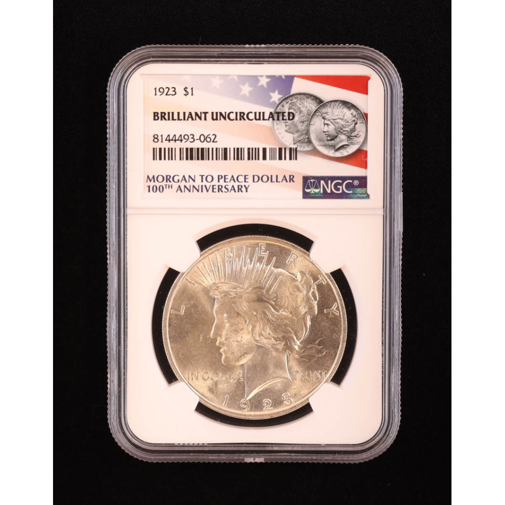 1923 Peace Silver Dollar (NGC BRILLIANT UNCIRCULATED) | Pristine Auction