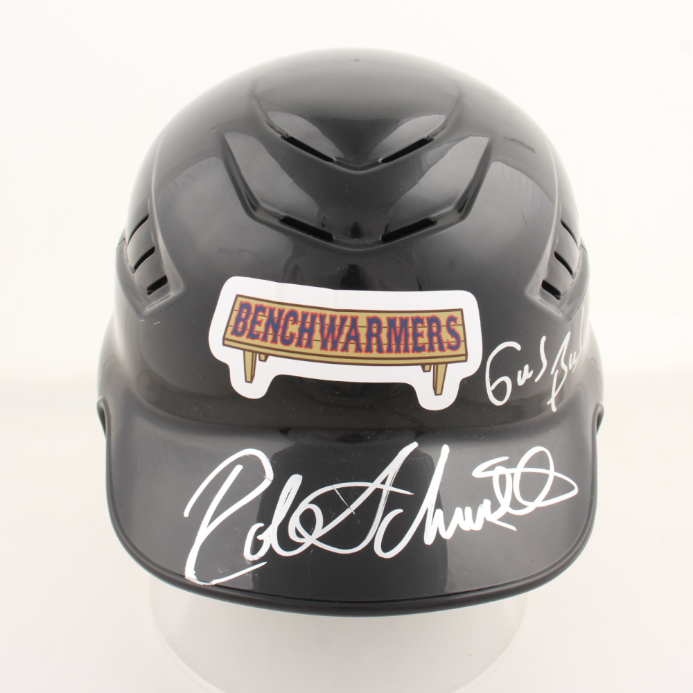 Rob Schneider Signed "The Benchwarmers" Full-Size Batting Helmet ...
