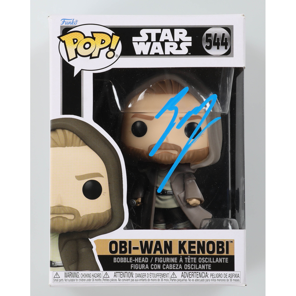 Ewan McGregor Signed "Star Wars" #544 Obi-Wan Kenobi Bobble-Head Funko ...