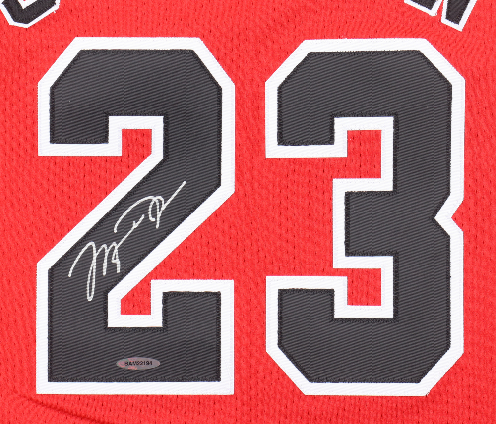 Michael Jordan Signed Bulls Authentic 1997-98 Mitchell & Ness Jersey (UDA) | Pristine Auction