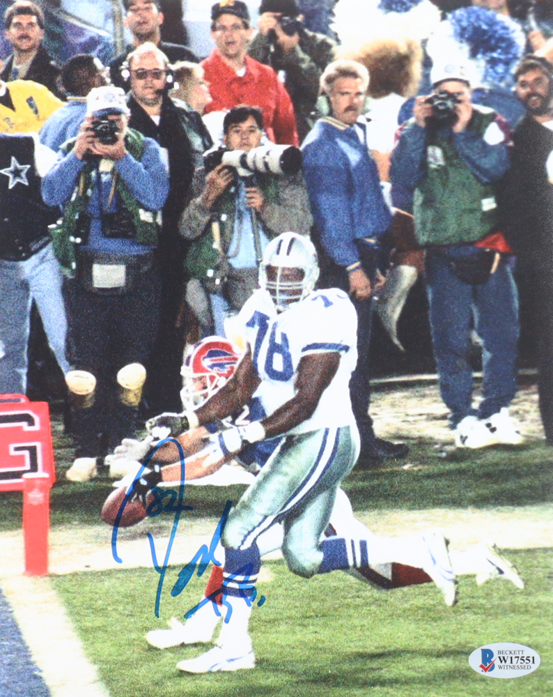 Don Beebe Signed Bills 8x10 Photo (Beckett) | Pristine Auction