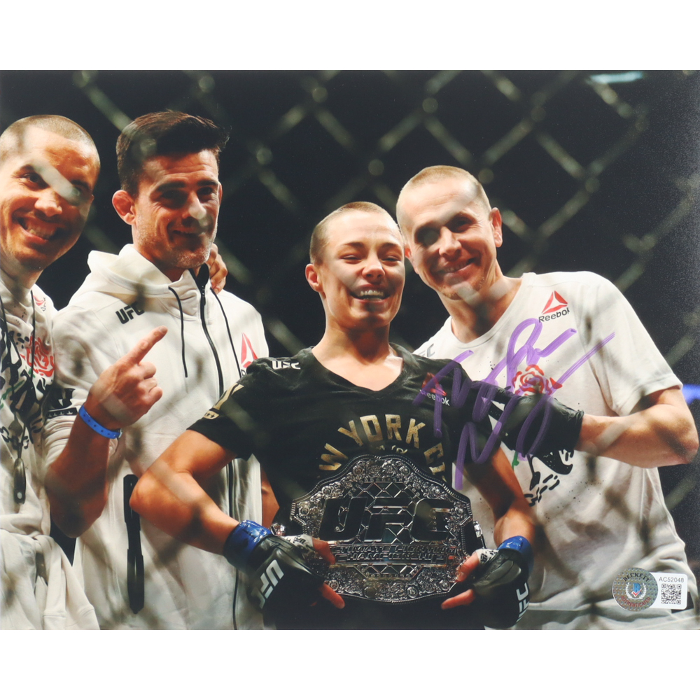 "Thug" Rose Namajunas Signed UFC 8x10 Photo (Beckett) | Pristine Auction