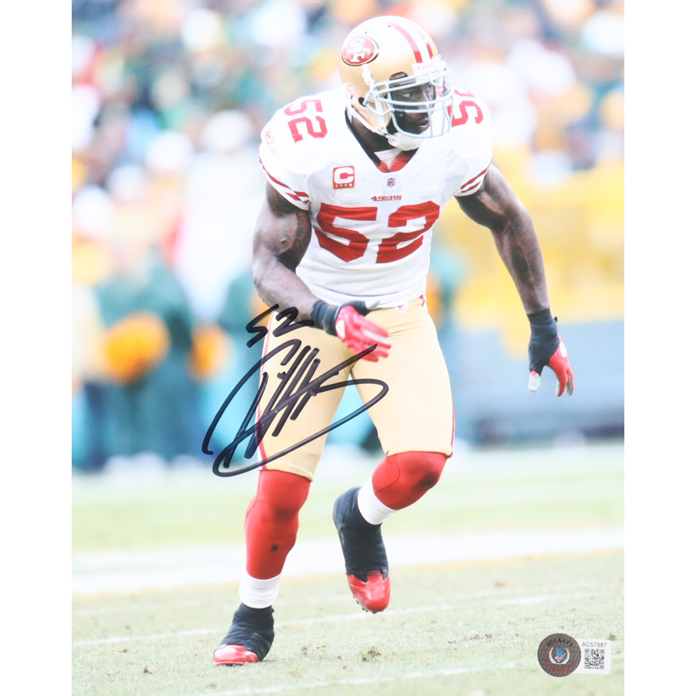 Patrick Willis Signed 49ers 8x10 Photo (Beckett) | Pristine Auction