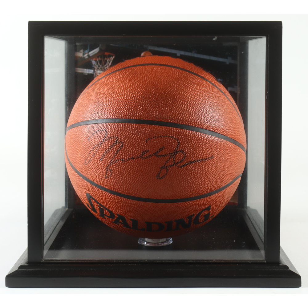 Michael Jordan Signed Spalding Official NBA Game Ball with Custom Photo ...