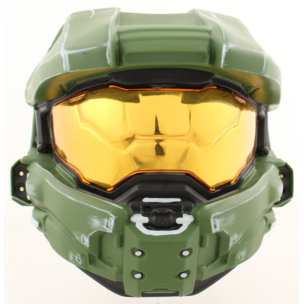 Steve Downes Signed "Halo" Master Chief Full-Size Helmet Mask Inscribed ...