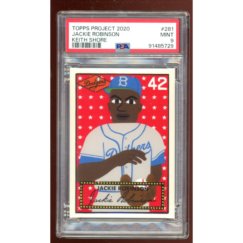 Jackie Robinson 2020 Topps Project 2020 #281 / 2703* / Keith Shore (PSA ...