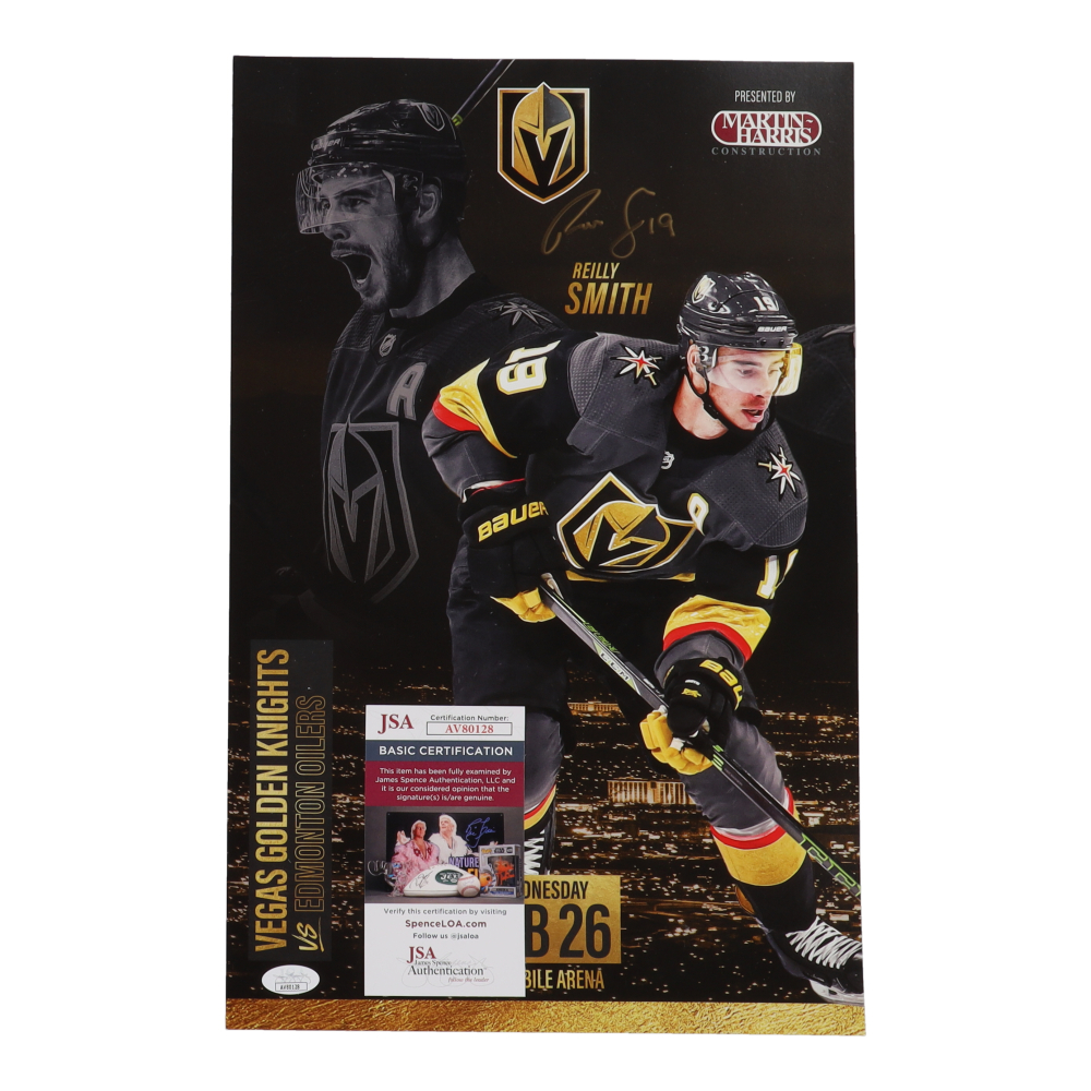 Reilly Smith Signed Golden Knights 11x17 Poster (JSA) | Pristine Auction