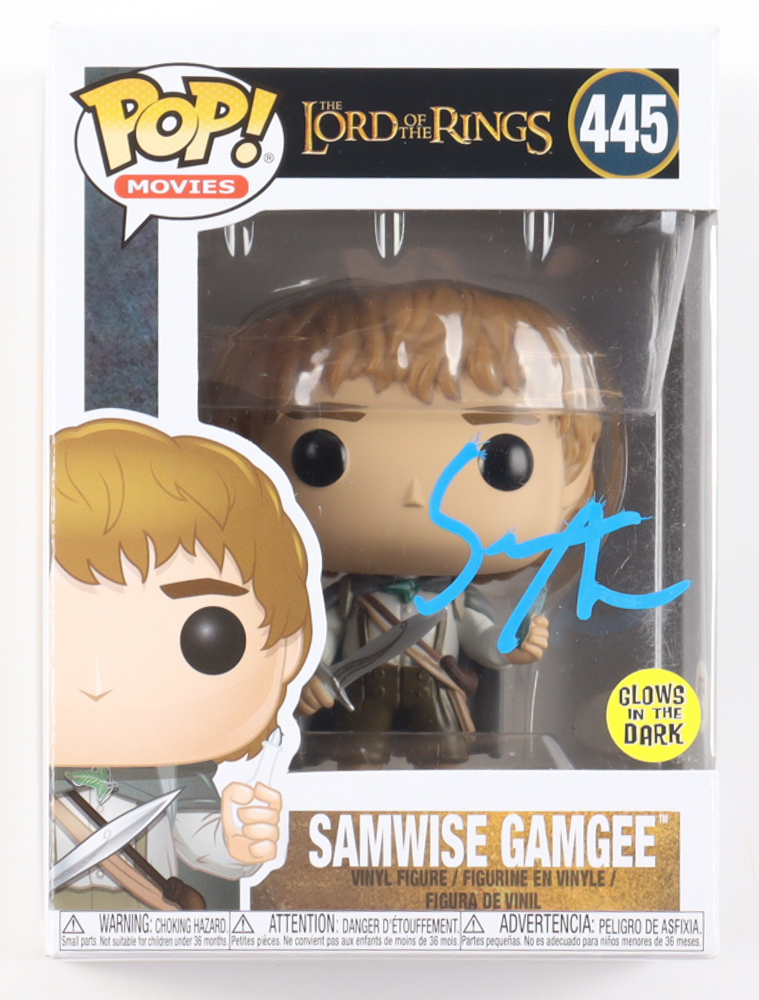 Sean Astin Signed "Lord of the Rings" #445 Samwise Gamgee Funko Pop ...