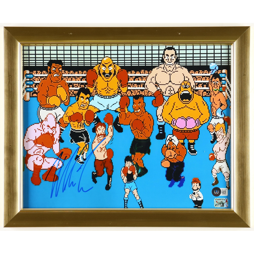 Mike Tyson Signed "Punch-Out!!!" Custom Framed Photo Display (Beckett ...