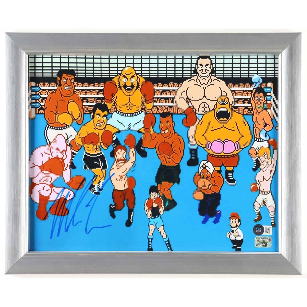 Mike Tyson Signed "Punch-Out!!!" Custom Framed Photo Display (Beckett ...