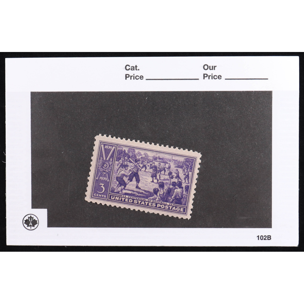 Centennial of Baseball 1939 United States Postage Stamp | Pristine Auction
