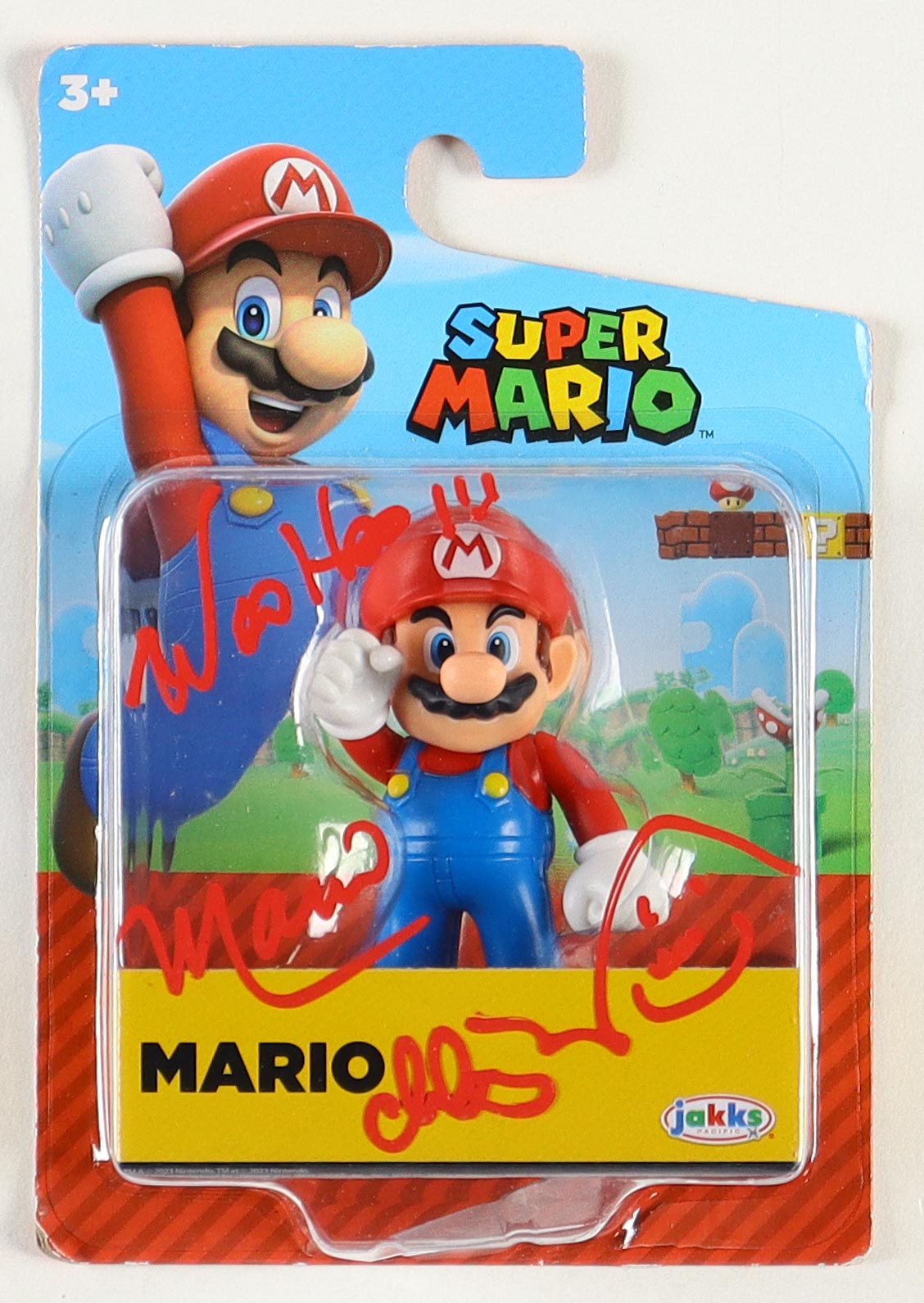 Charles Martinet Signed "Super Mario" Mario Mini Action Figure ...