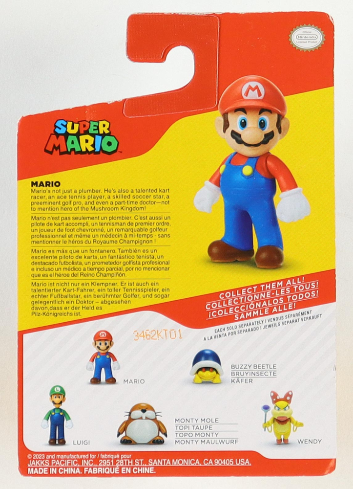 Charles Martinet Signed "Super Mario" Mario Mini Action Figure ...