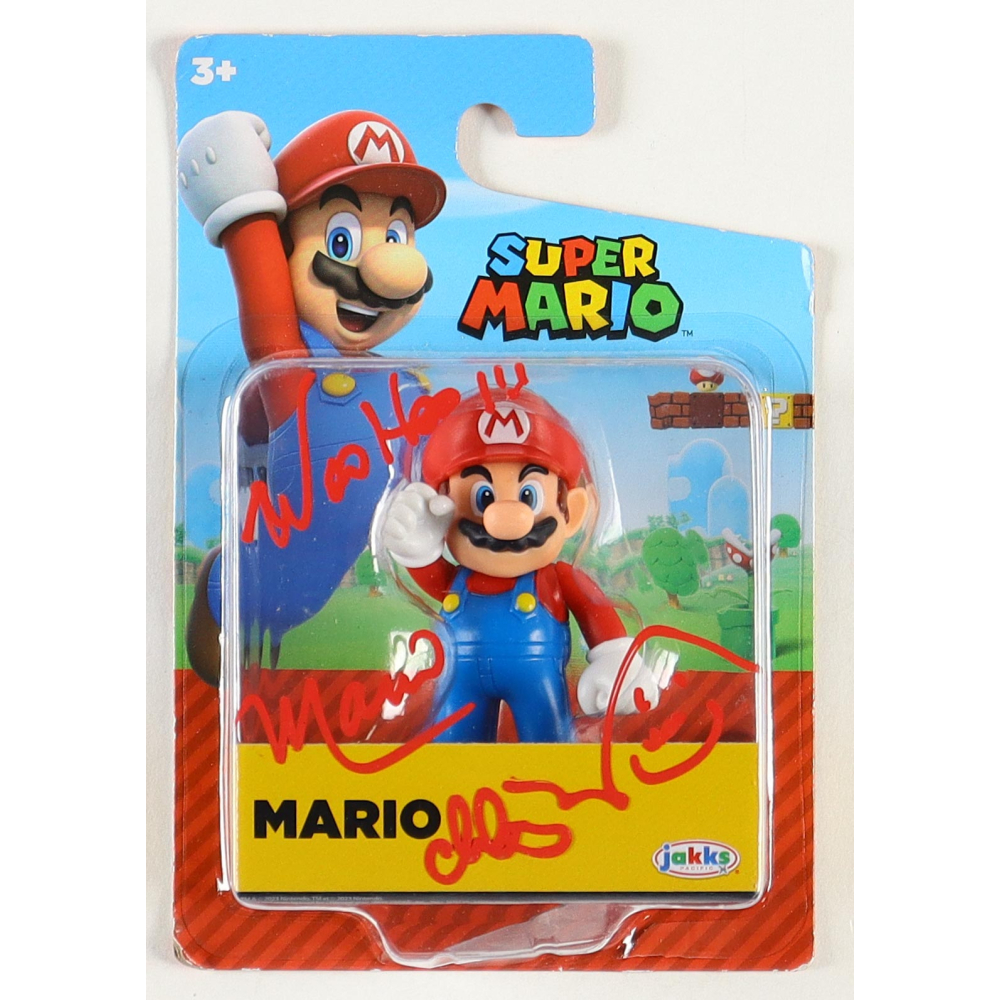 Charles Martinet Signed "Super Mario" Mario Mini Action Figure ...