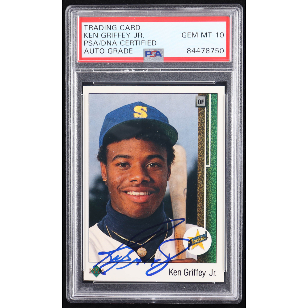 Ken Griffey Jr. Signed 1989 Upper Deck #1 RC (PSA | Auto 10) | Pristine ...