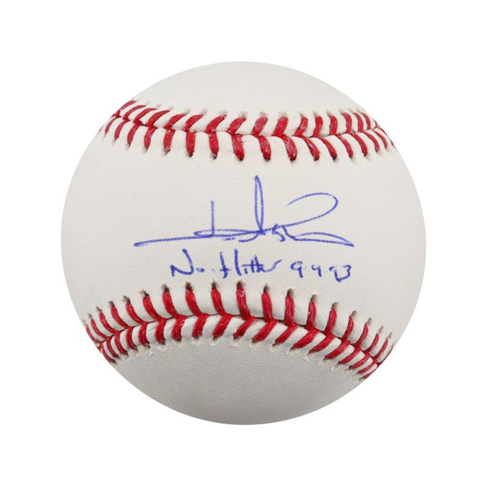 Jim Abbott Signed OML Baseball Inscribed "No Hitter 9/4/93" (CX by ...