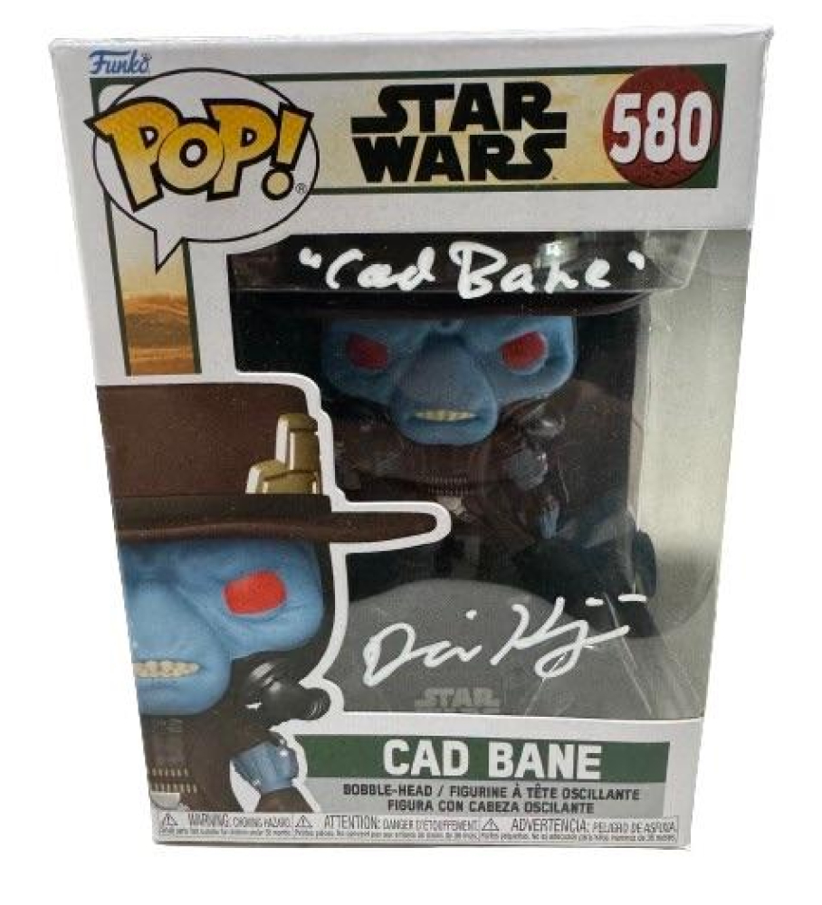 Dorian Kingi Signed "Cad Bane" #580 Star Wars Funko POP! Vinyl Figure ...