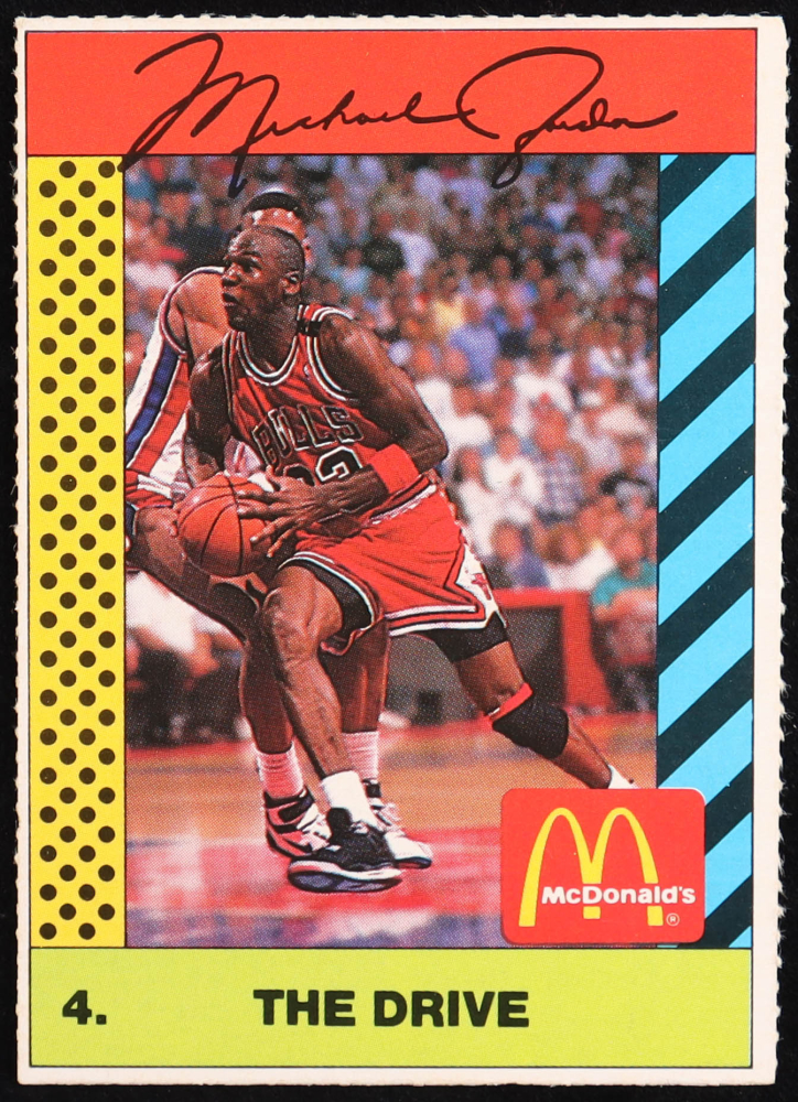 Michael Jordan 1990-91 McDonald's Jordan Joyner-Kersee #4 | Pristine ...