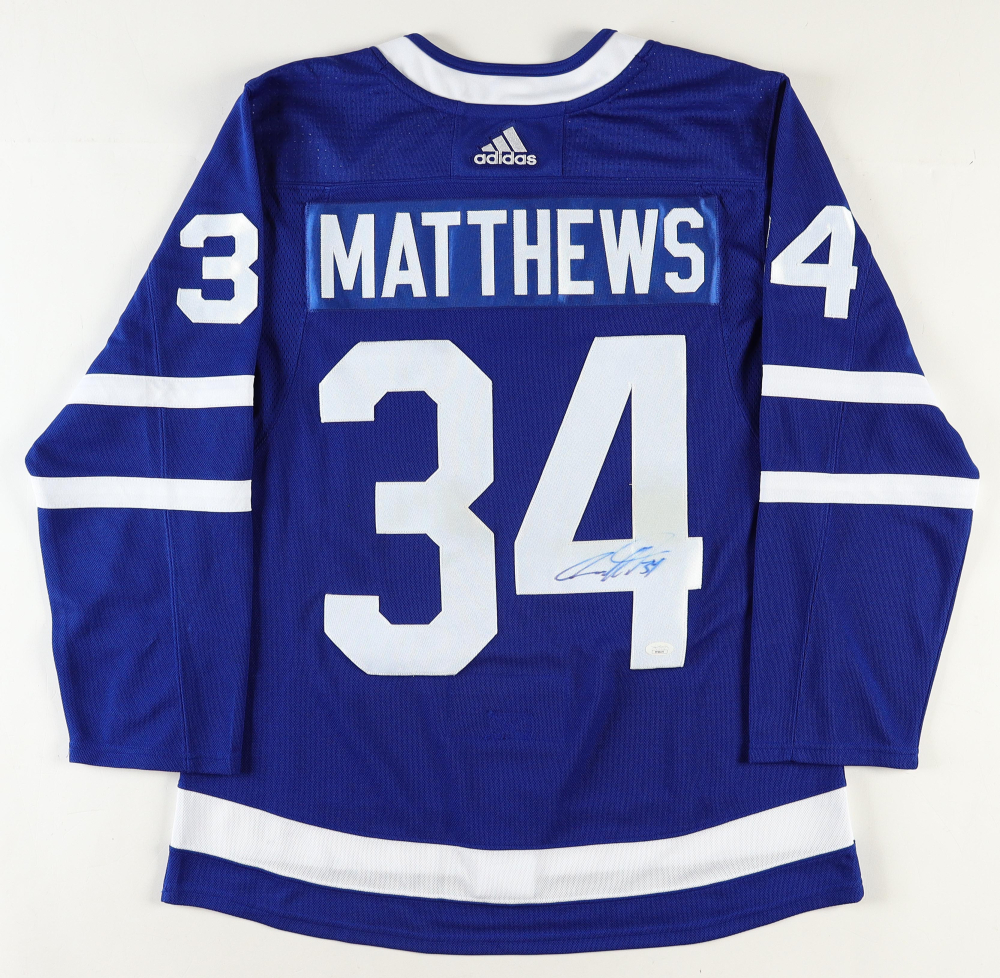 Auston Matthews Signed Maple Leafs Authentic Adidas Jersey (JSA ...