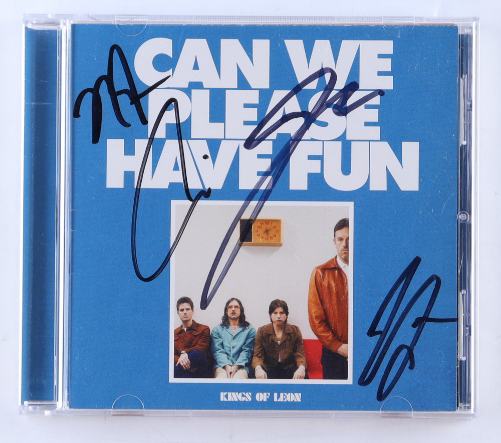 Caleb, Nathan, Jared, & Matthew Followill Signed "Can We Please Have ...