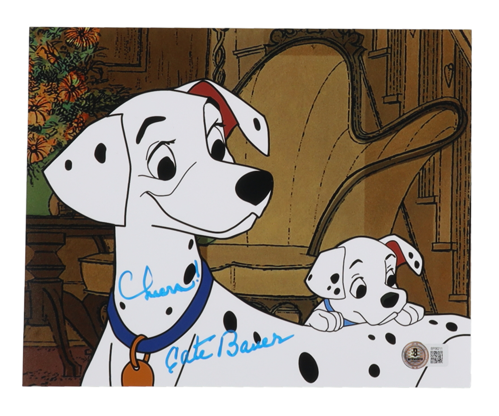 Cate Bauer Signed "One Hundred and One Dalmatians" 8x10 Photo Inscribed ...