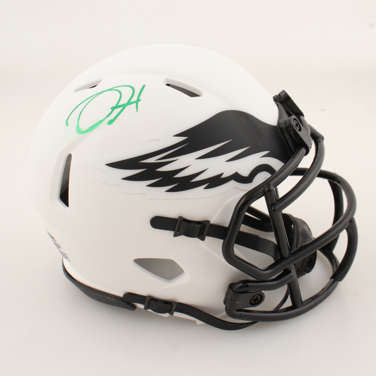 Jalen Hurts Signed Eagles Lunar Eclipse Alternate Speed Mini Helmet ...