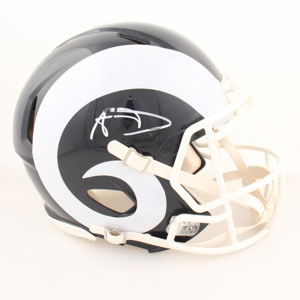 Aaron Donald Signed Rams Full-Size Authentic On-Field Speed Helmet ...